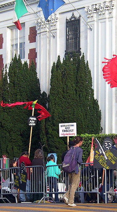 Art Is Not A Crime - Italian Consulate (photo) : Indybay