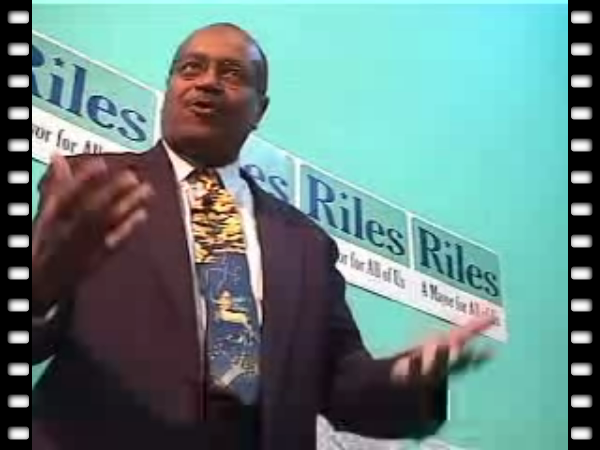 Wilson Riles addresses Oakland Issues 9/21 at campaign headquarters ...