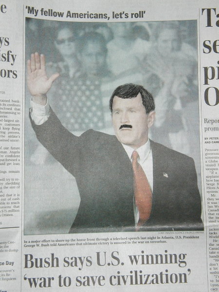 Dubya Bush and the Fatherland : Indybay