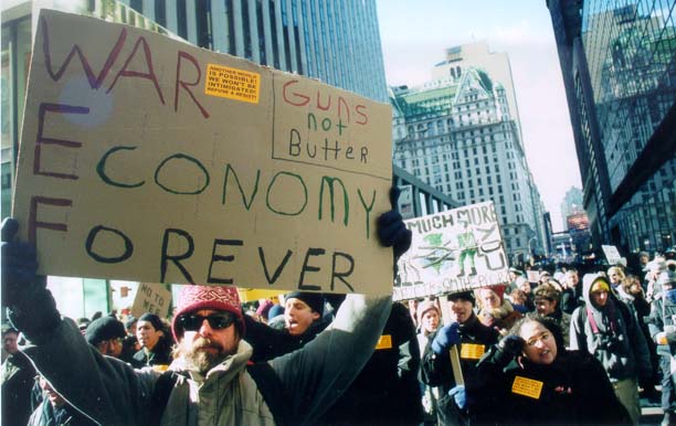PHOTOS: ANTI-WEF NY PROTESTS/ DOWN WITH CORPORATE BLOODSUCKERS : Indybay