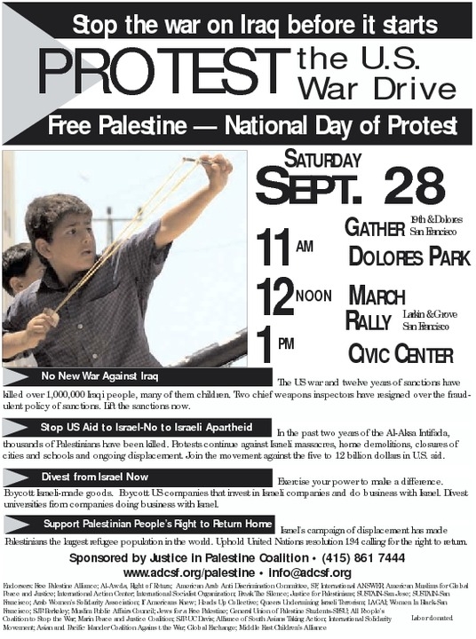 Free Palestine - National Day of Protest : Indybay