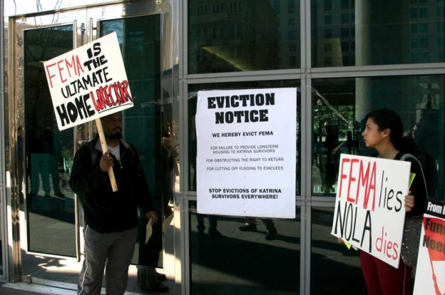 FEMA eviction protest : Indybay