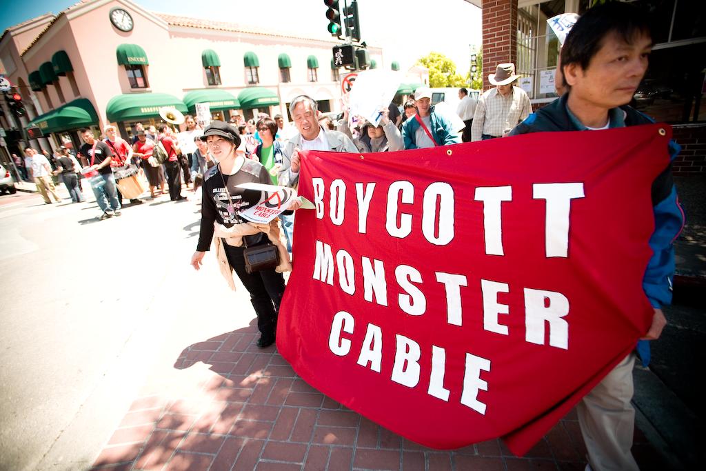Boycott Monster Cable! Rally/Concert Photos : Indybay