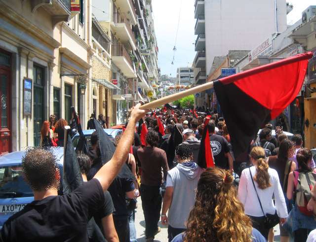 Greece: Anarchists March in Solidarity with Refugees and Immigrants ...