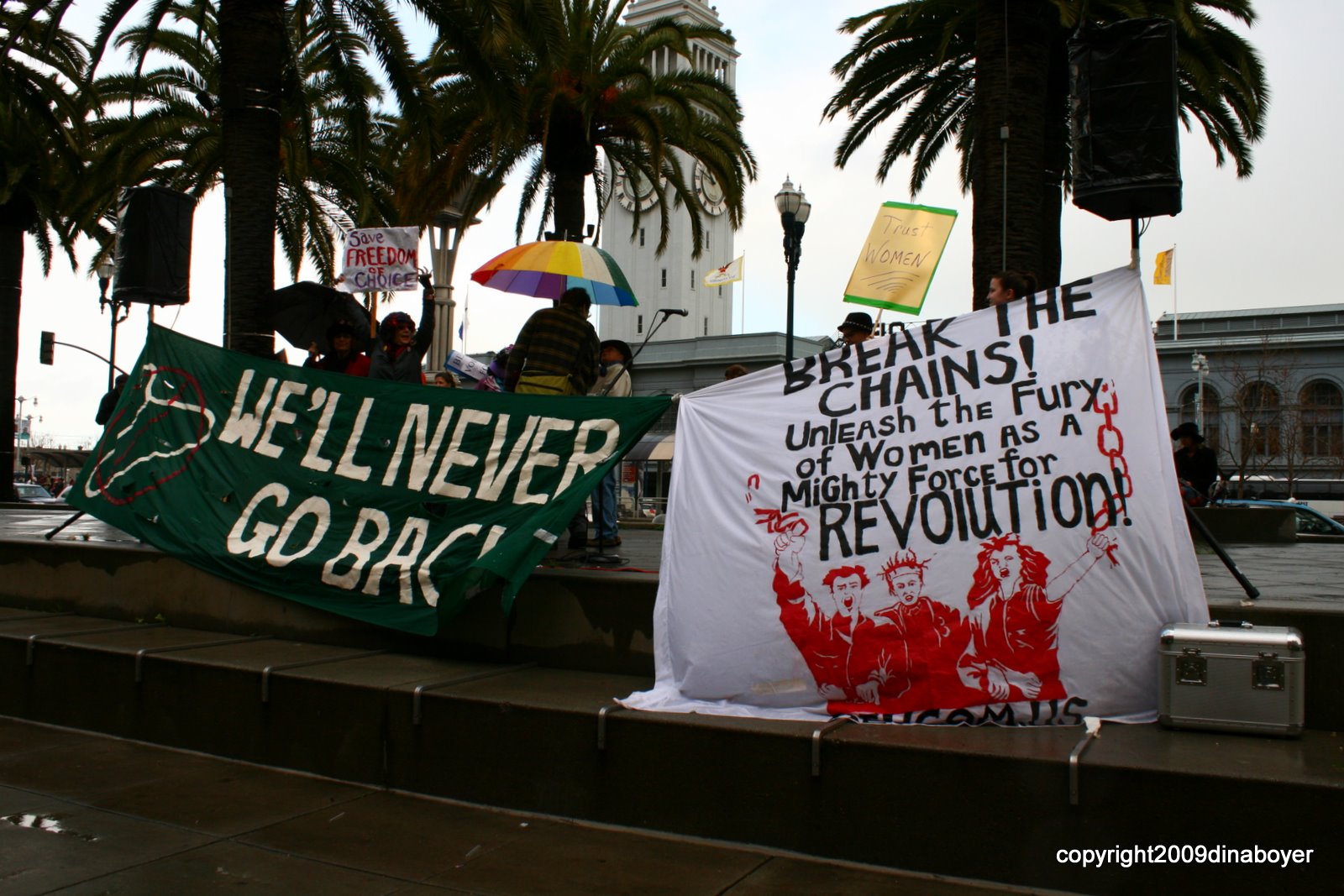 Pictures from Pro-Choice demo : Indybay