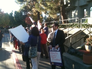 Mayor Mike Rotkin Joins ULTCW Santa Cruz County Home Care Workers at ...