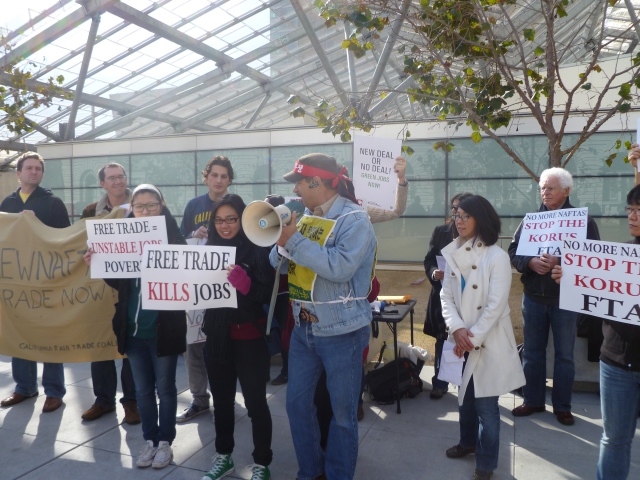 SF Rally To Stop Anti-Labor Korea-US KORUS Free Trade Agreement-Pelosi ...