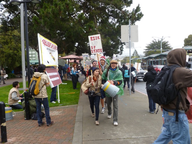 SFSU Students, Faculty and Staff Protest Attacks On Education March2 ...