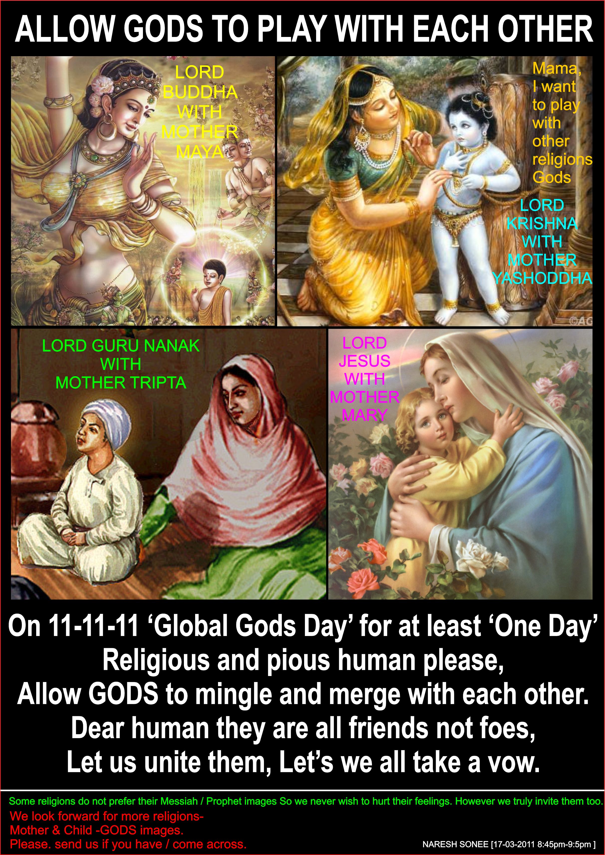 GLOBAL GODS DAY on 11/11 of every year. : Indybay