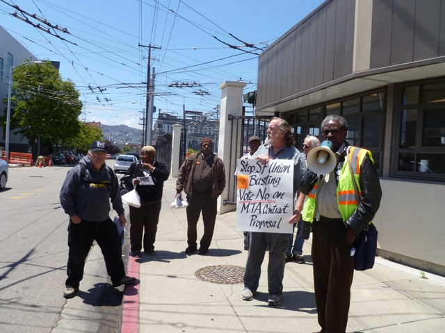 Workers Rally To Defend TWU 250 A Driver & Health and Safety Advocate ...
