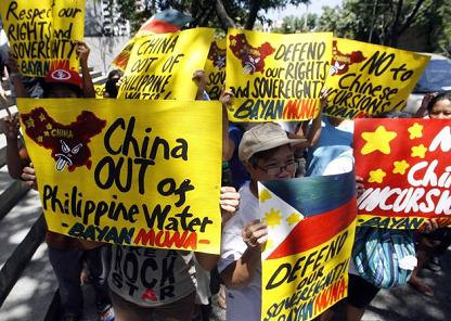 Bayan Muna protests against China’s excursions in Scarborough Shoal ...