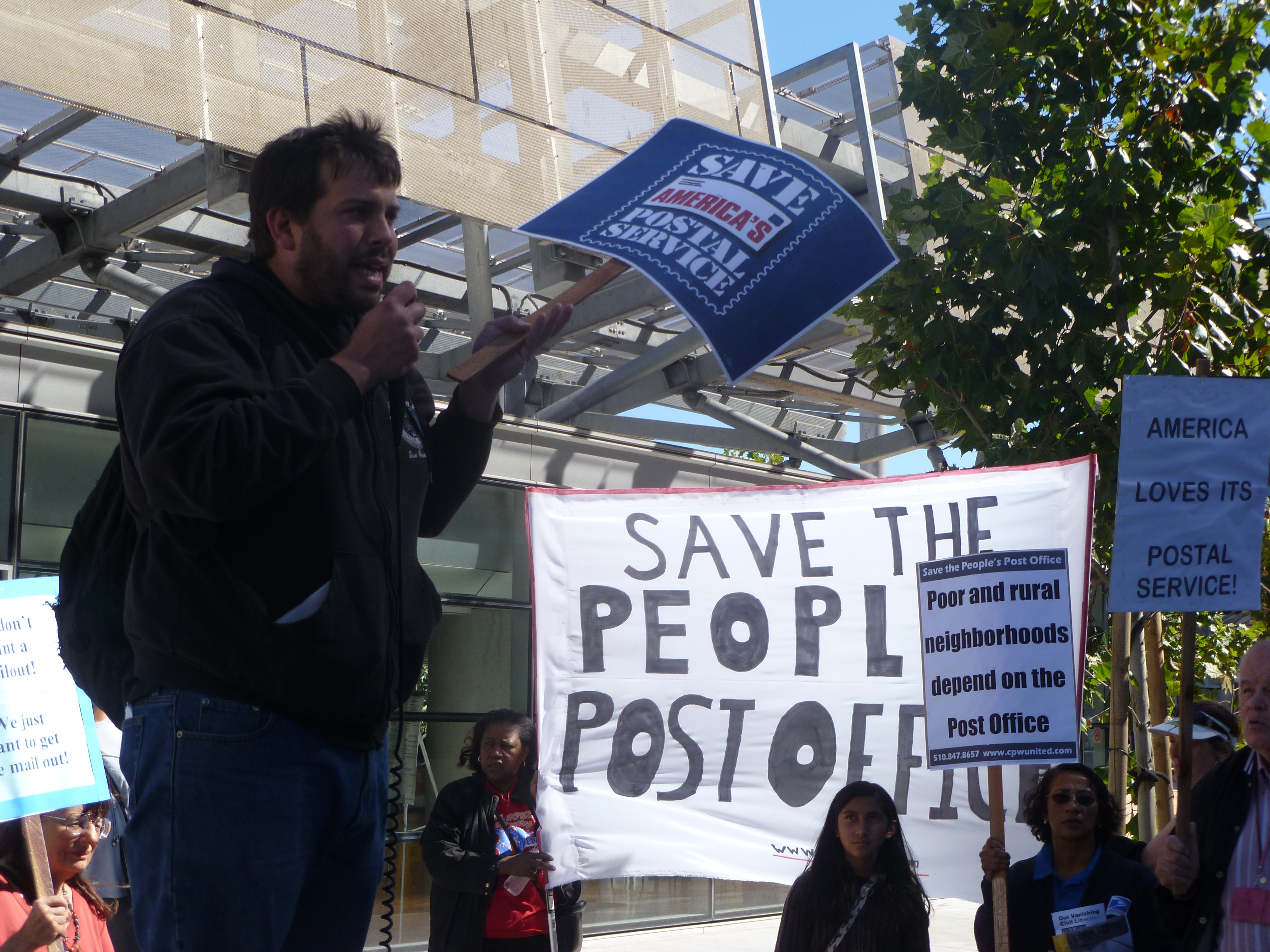 Postal Workers March & Protest In SF To Stop Closures and Privatization ...