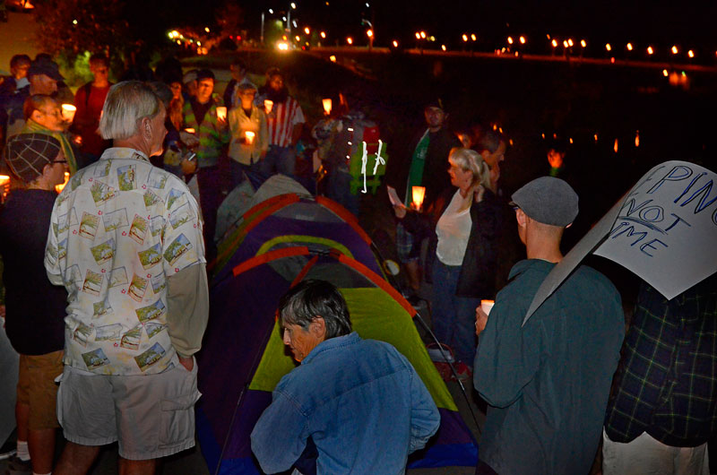 At "Tent" Vigil, Community Members Demand End to Homeless Sweeps in ...