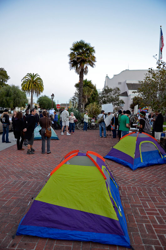 At "Tent" Vigil, Community Members Demand End to Homeless Sweeps in ...