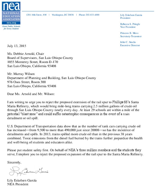 NEA Opposes California's Phillips 66 Oil-train Project Over Risks to ...