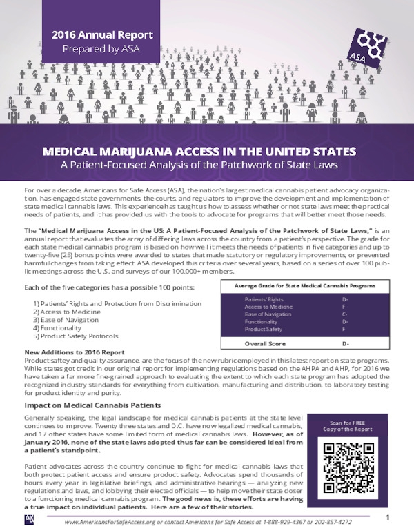 Medical Marijuana Access in the US: A Patient-Focused Analysis of the ...