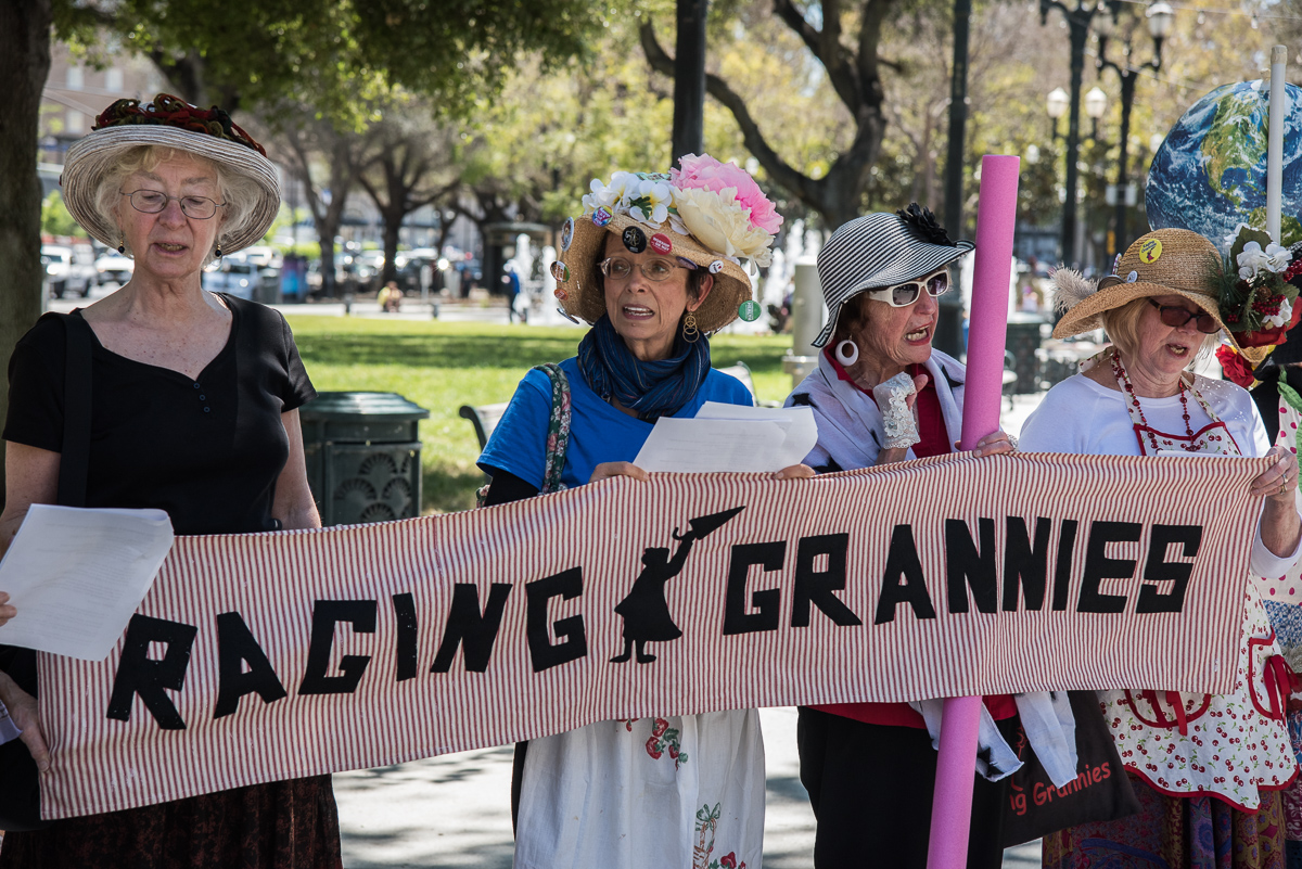 Raging Grannies Give Trump “Worse than F” Grade at People's Climate ...