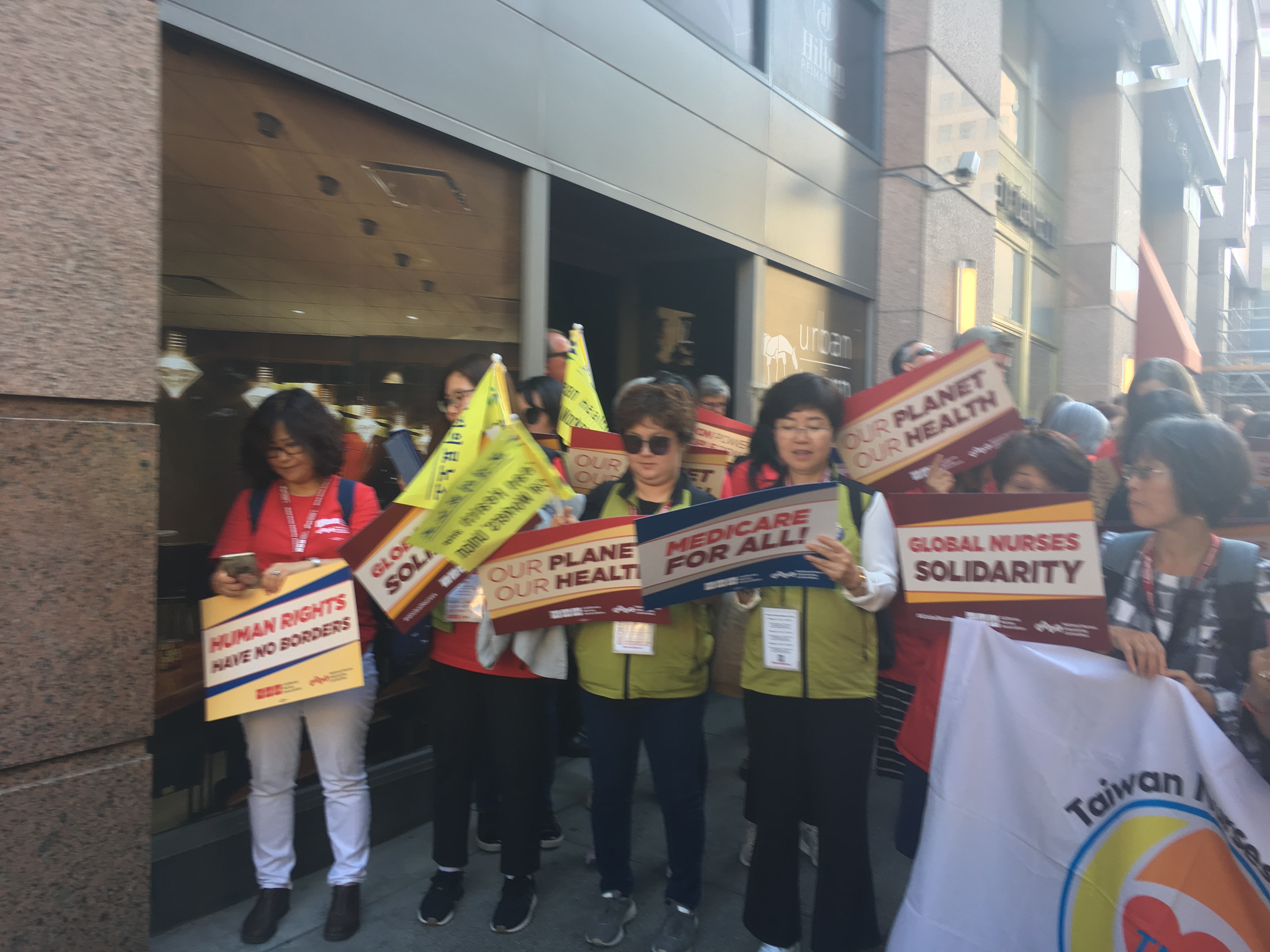 Global Nurses Solidarity Assembly In San Francisco & Nurses Speak Out ...