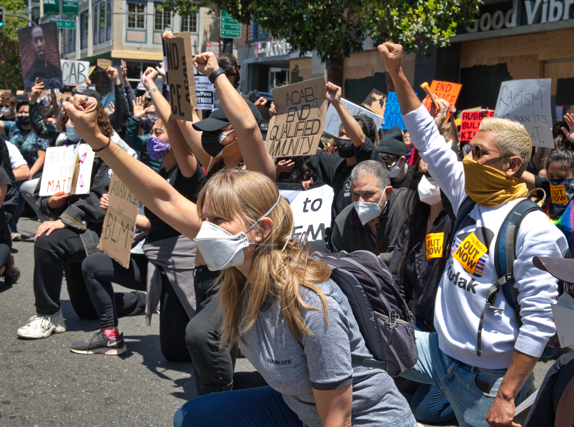 Protest and March at 24th and Mission, One of Many : Indybay