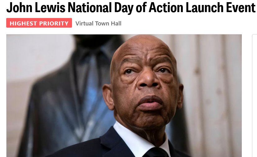 #VotingRights: John Lewis National Day of Action Launch & Organizing ...