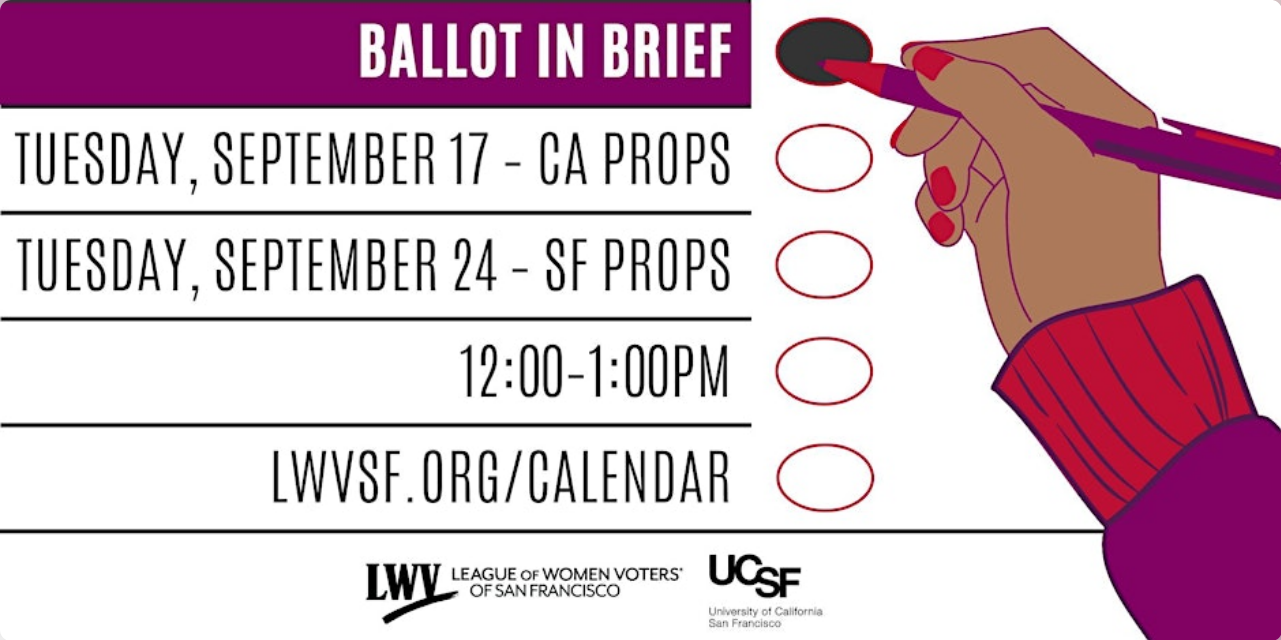 Ballot in Brief: Learn About the California Ballot Props 2024 w/ LWV SF ...