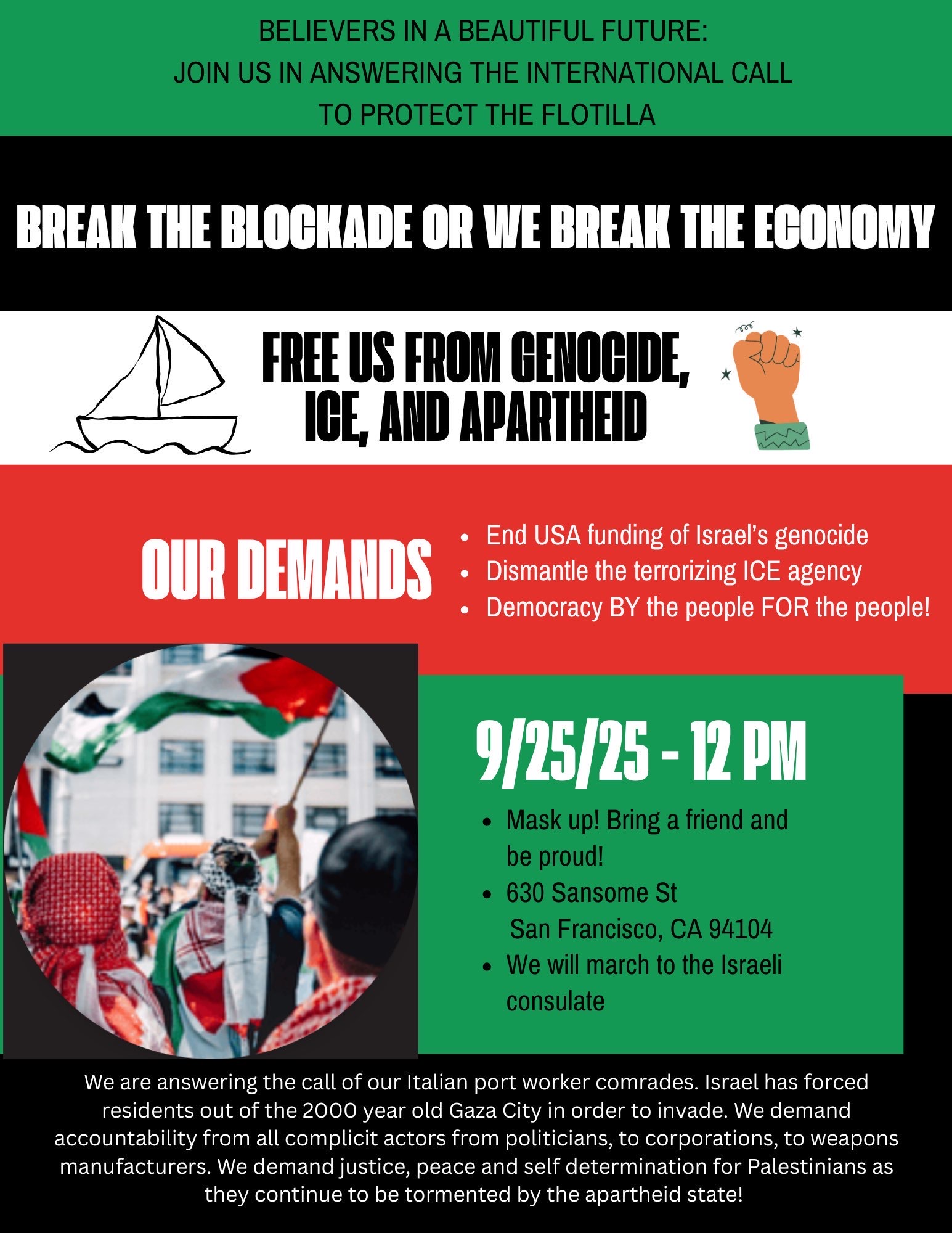 March on the Israeli Consulate in San Francisco : Indybay