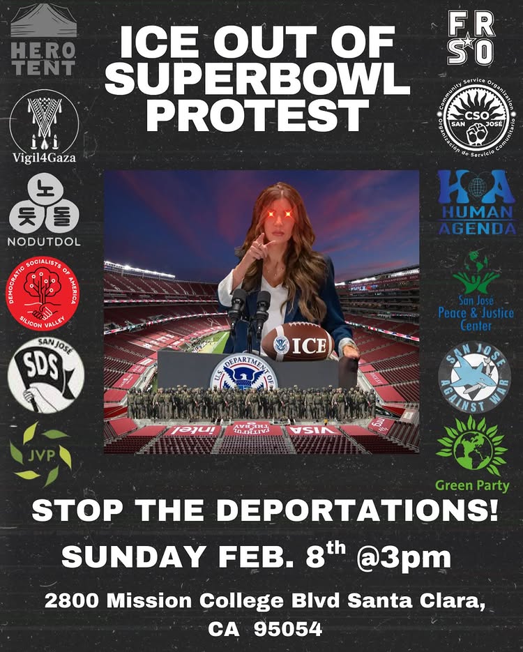 ICE Out of Super Bowl Protest : Indybay